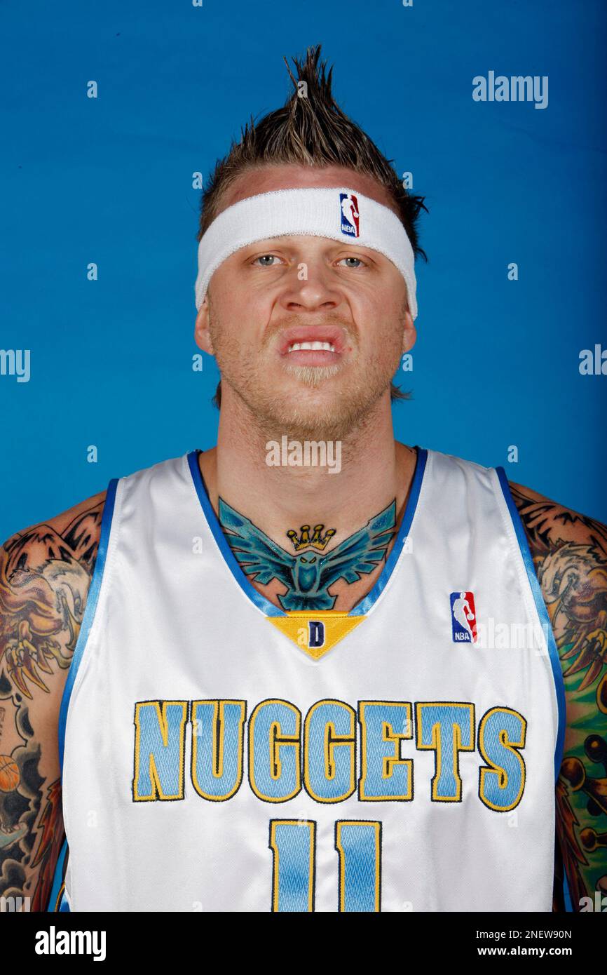 Denver Nuggets forward Chris Andersen is shown during the team's media ...