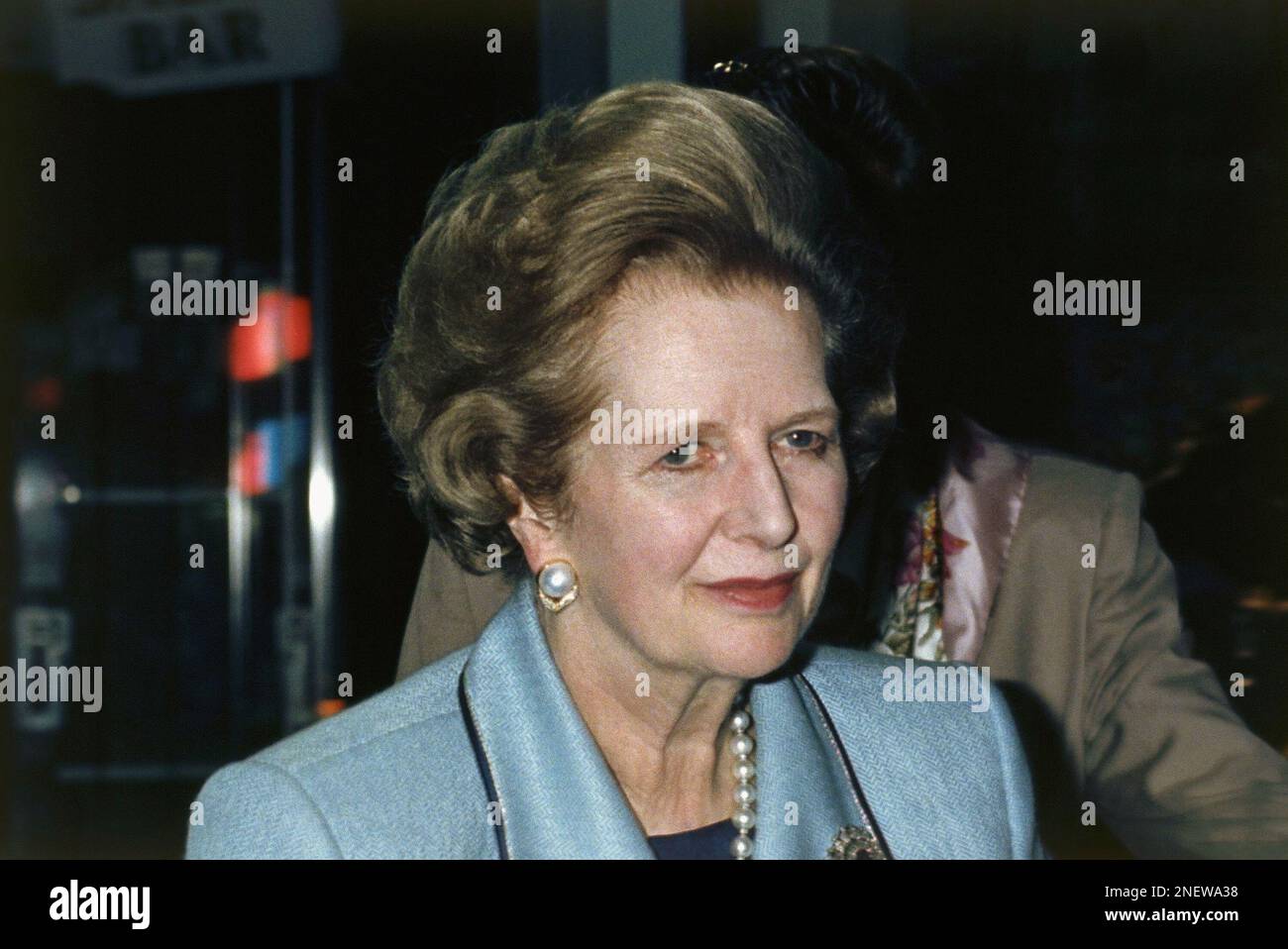 Former Prime Minister of Britain, Margaret Thatcher in 1993. (AP Photo ...
