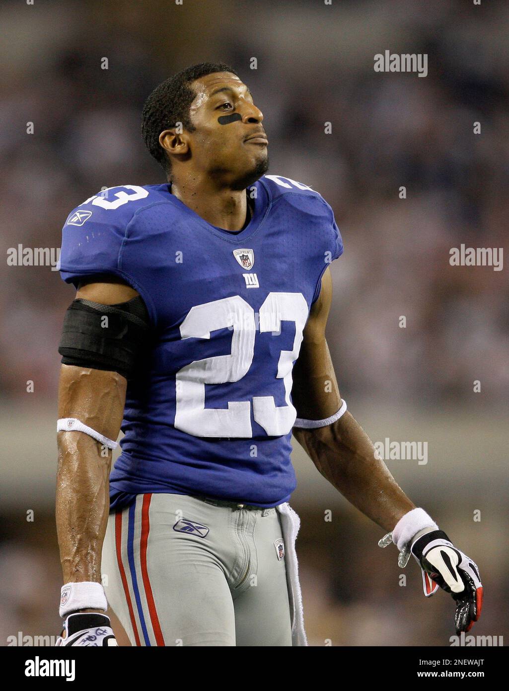 New York Giants cornerback Corey Webster (23) during an NFL football ...