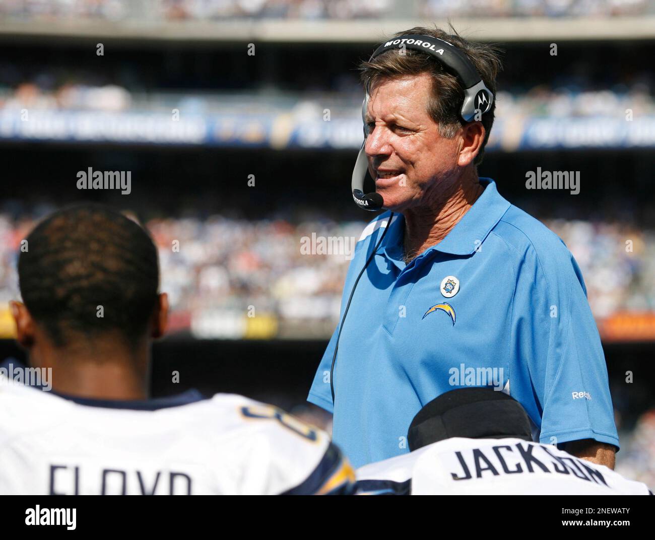 San Diego Chargers head coach Norv Turner during an NFL Football game ...