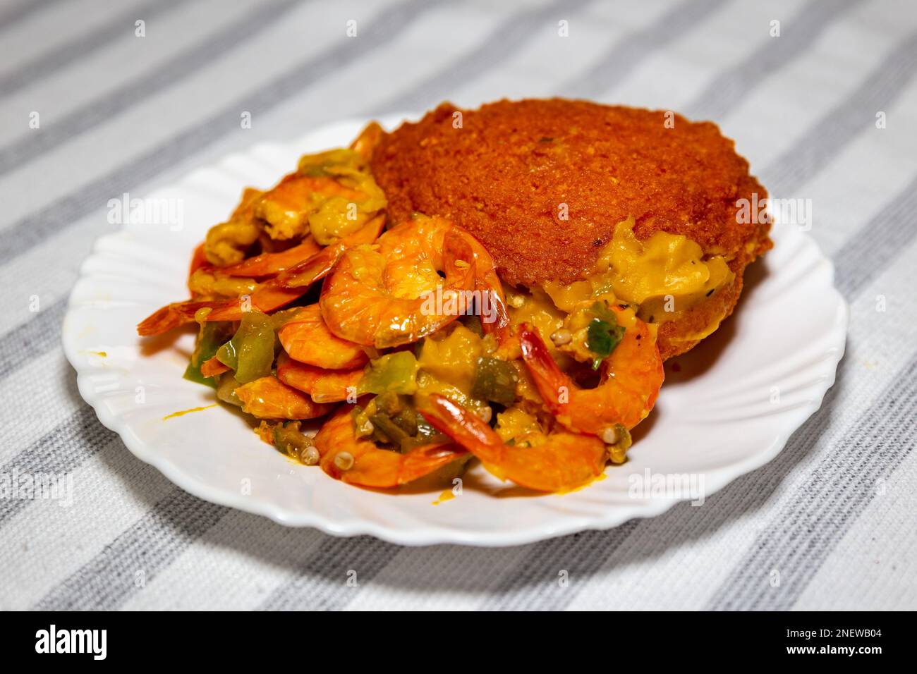 Traditional Brazilian acarajé, traditional food of African origin in ...