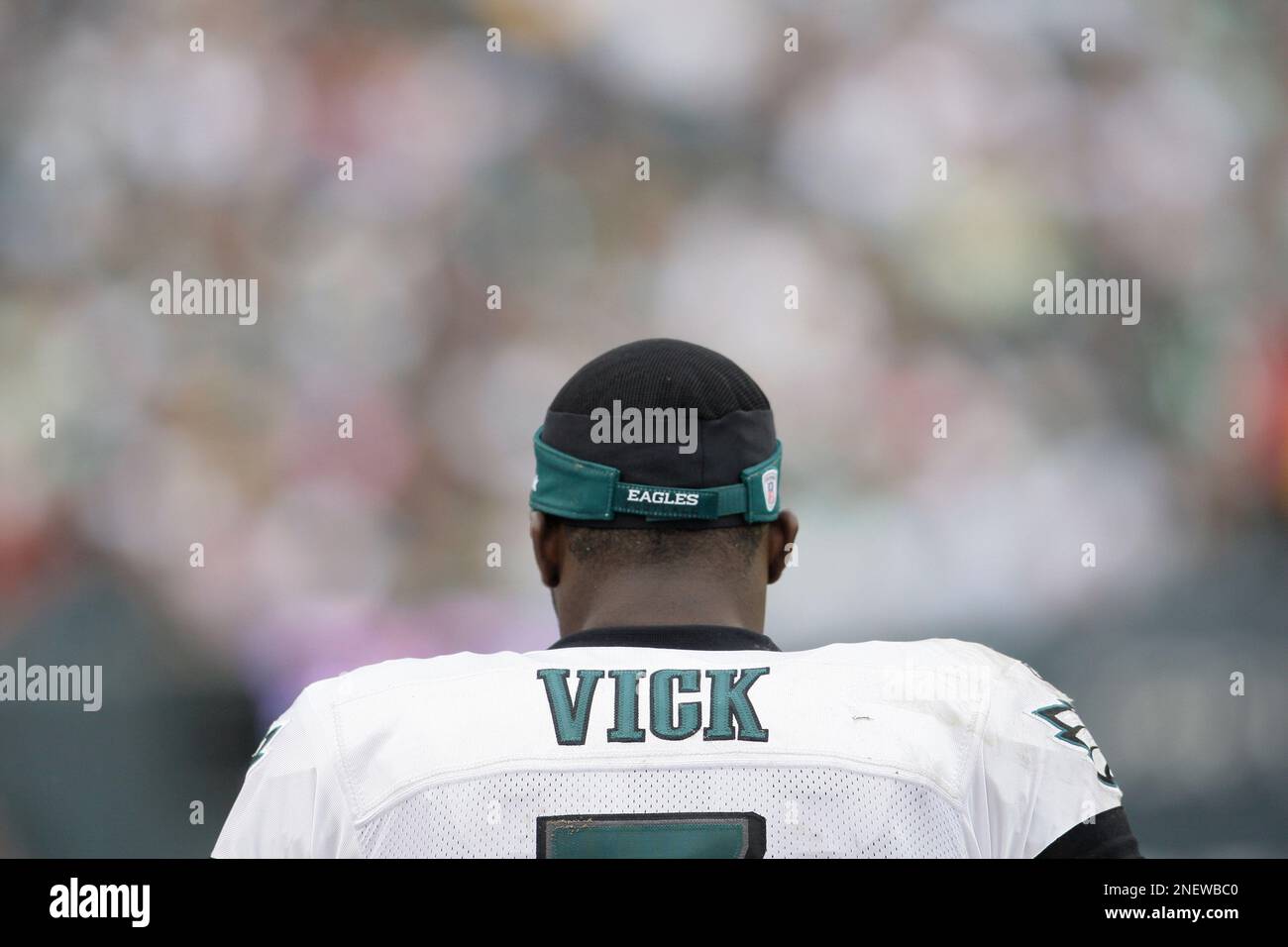 Philadelphia Eagles quarterback Michael Vick during an NFL football ...