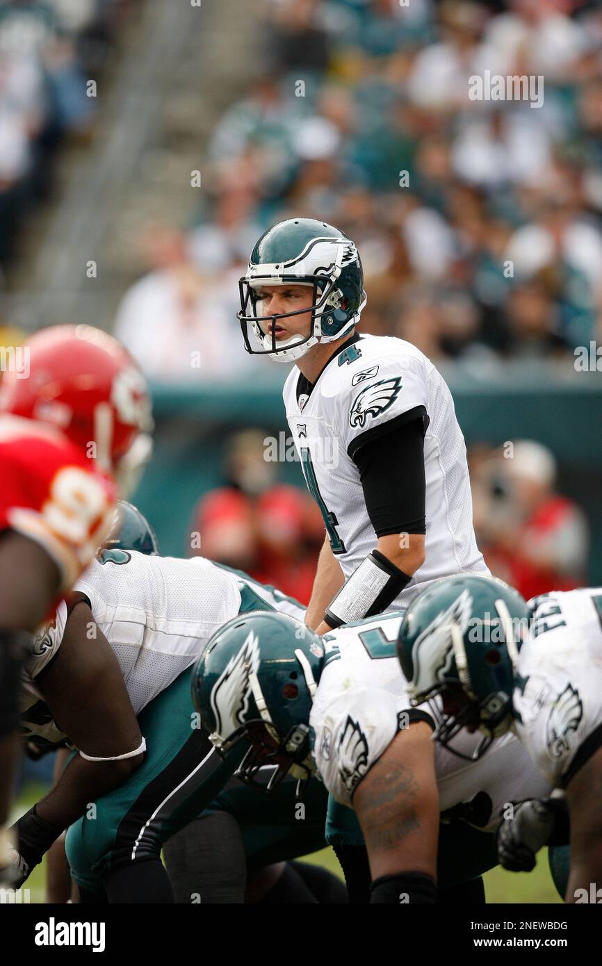 Philadelphia Eagles quarterback Kevin Kolb (4) during an NFL football ...