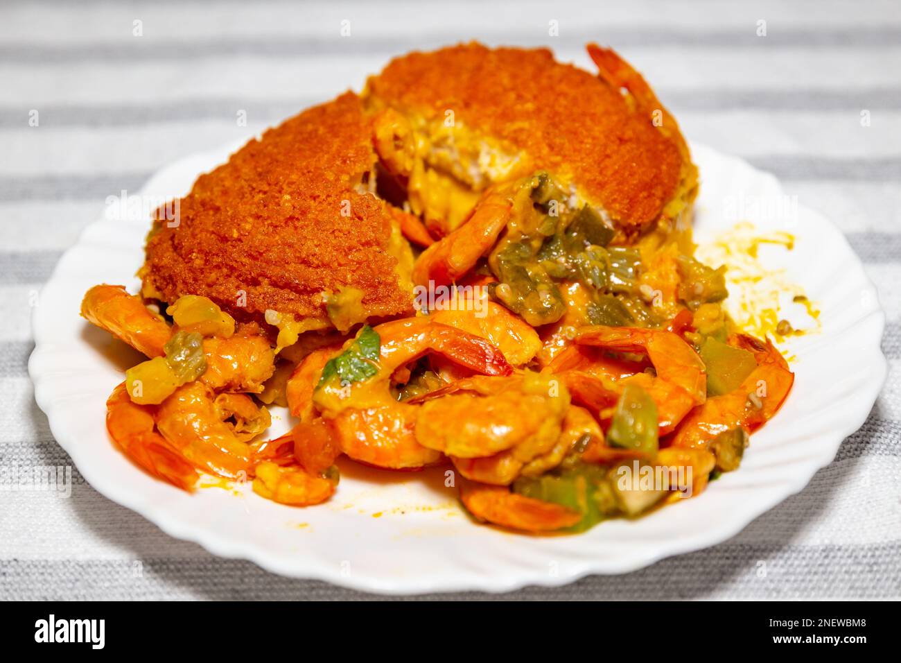 Traditional Brazilian acarajé, traditional food of African origin in ...