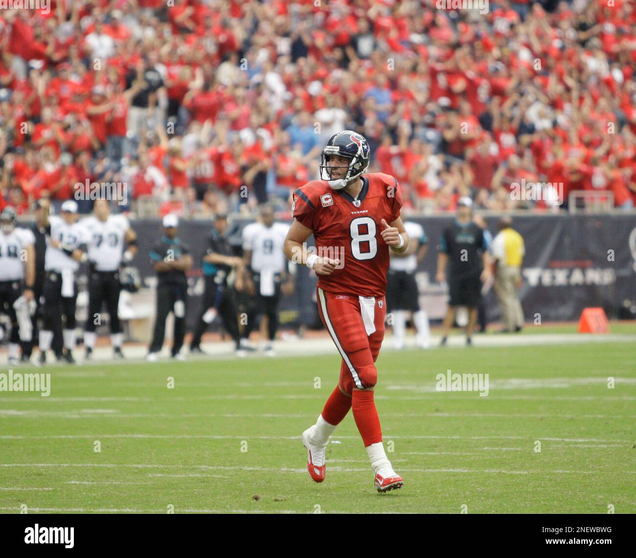 Houston Texans quarterback Matt Schaub during the fourth quarter of a ...
