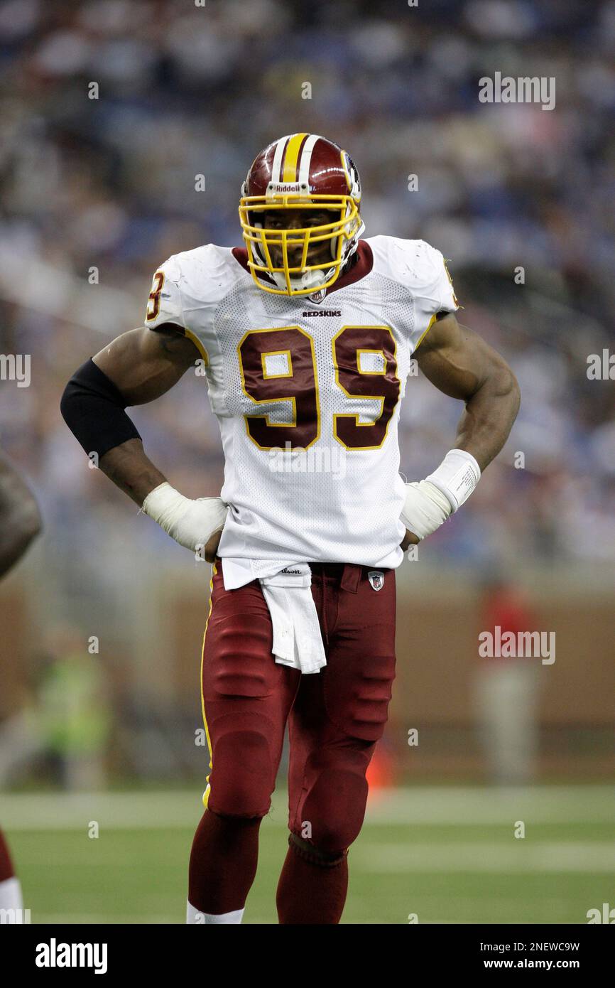 Washington Redskins defensive end Andre Carter is shown against the ...