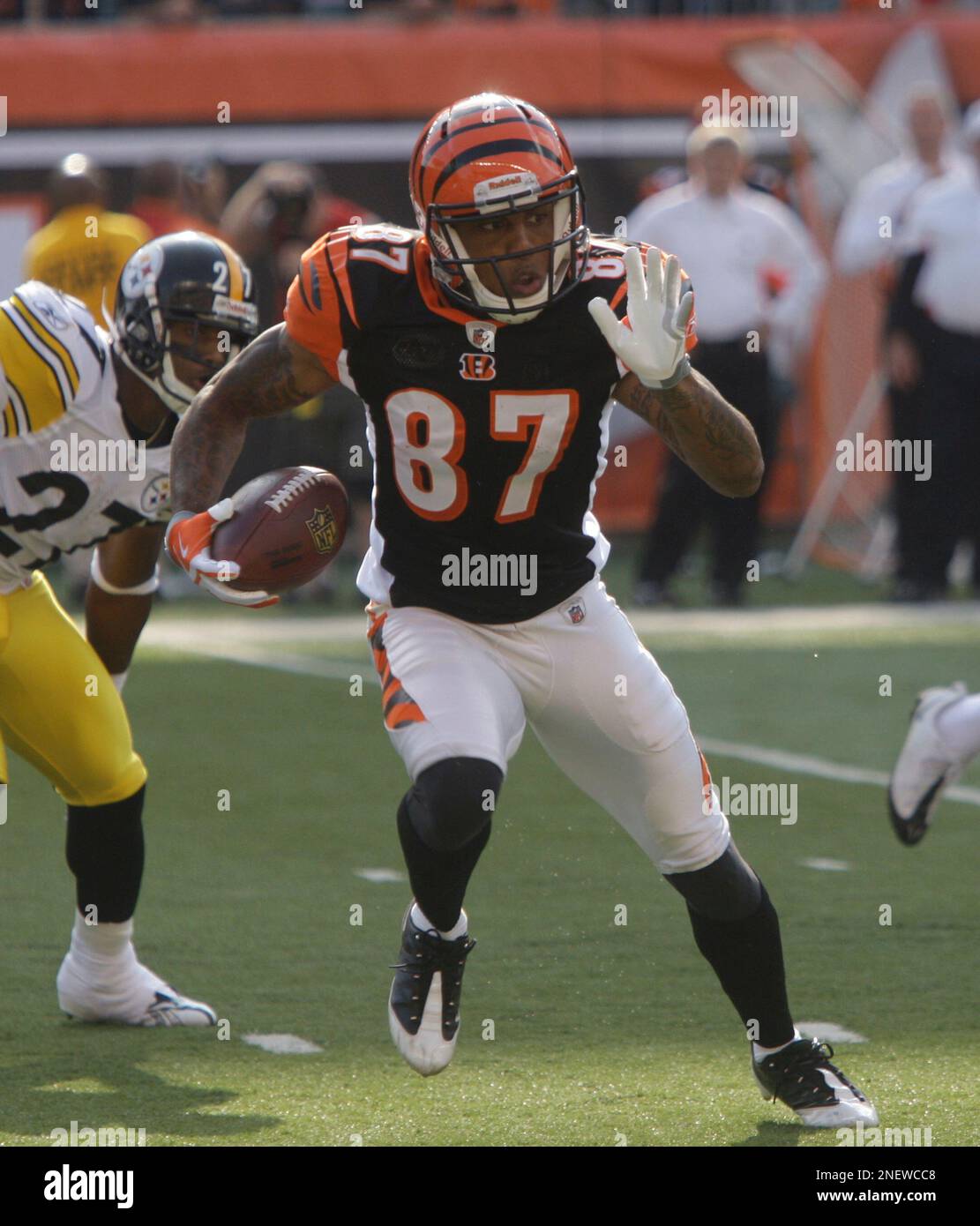 Cincinnati Bengals receiver Andre Caldwell (87) in action against the ...