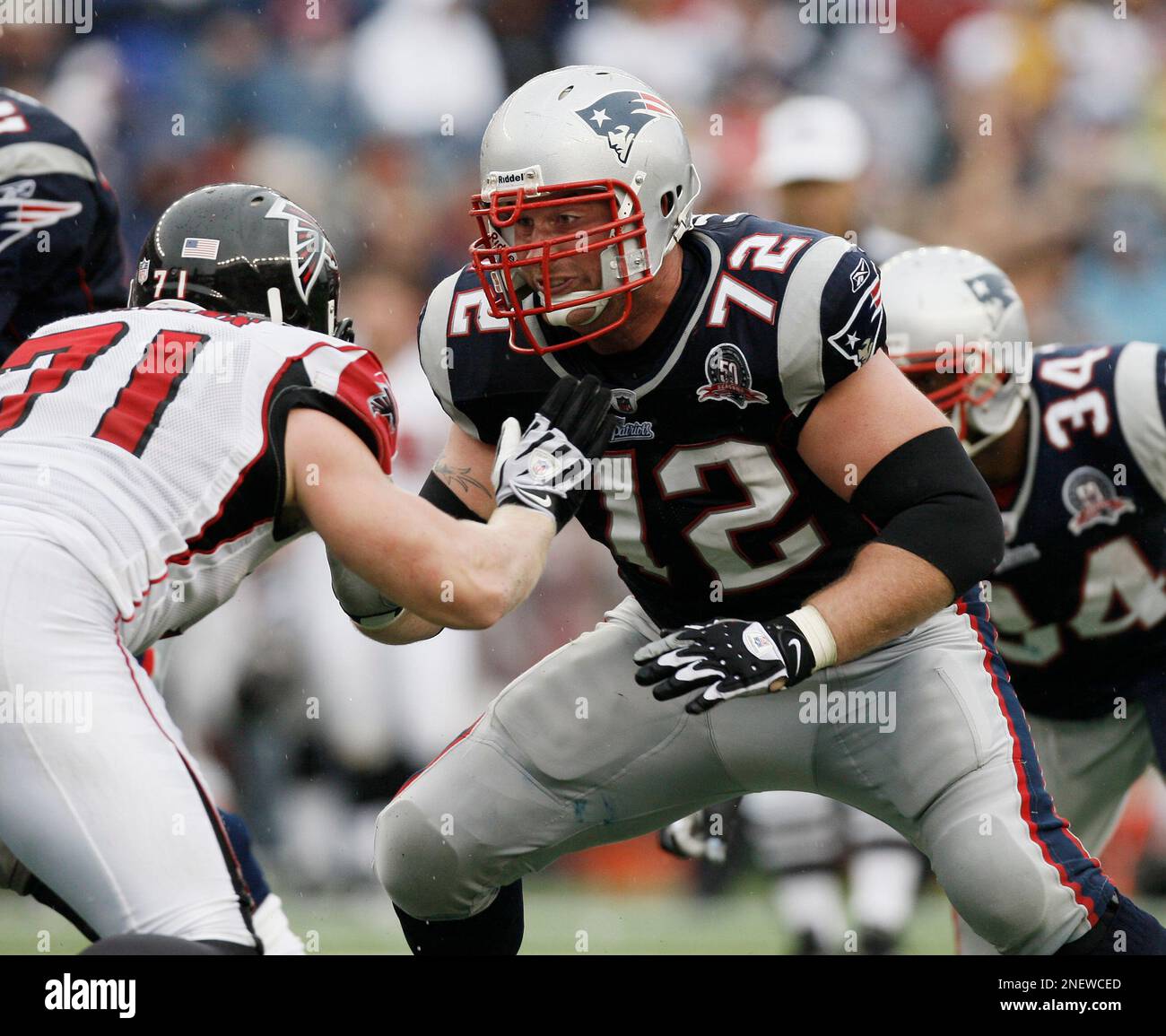 New England Patriots offensive tackle Matt Light during the first half ...