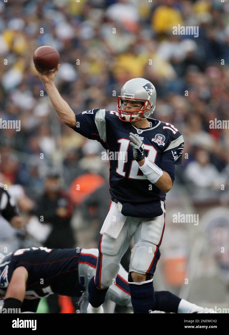 New England Patriots quarterback Tom Brady during the first half of a ...