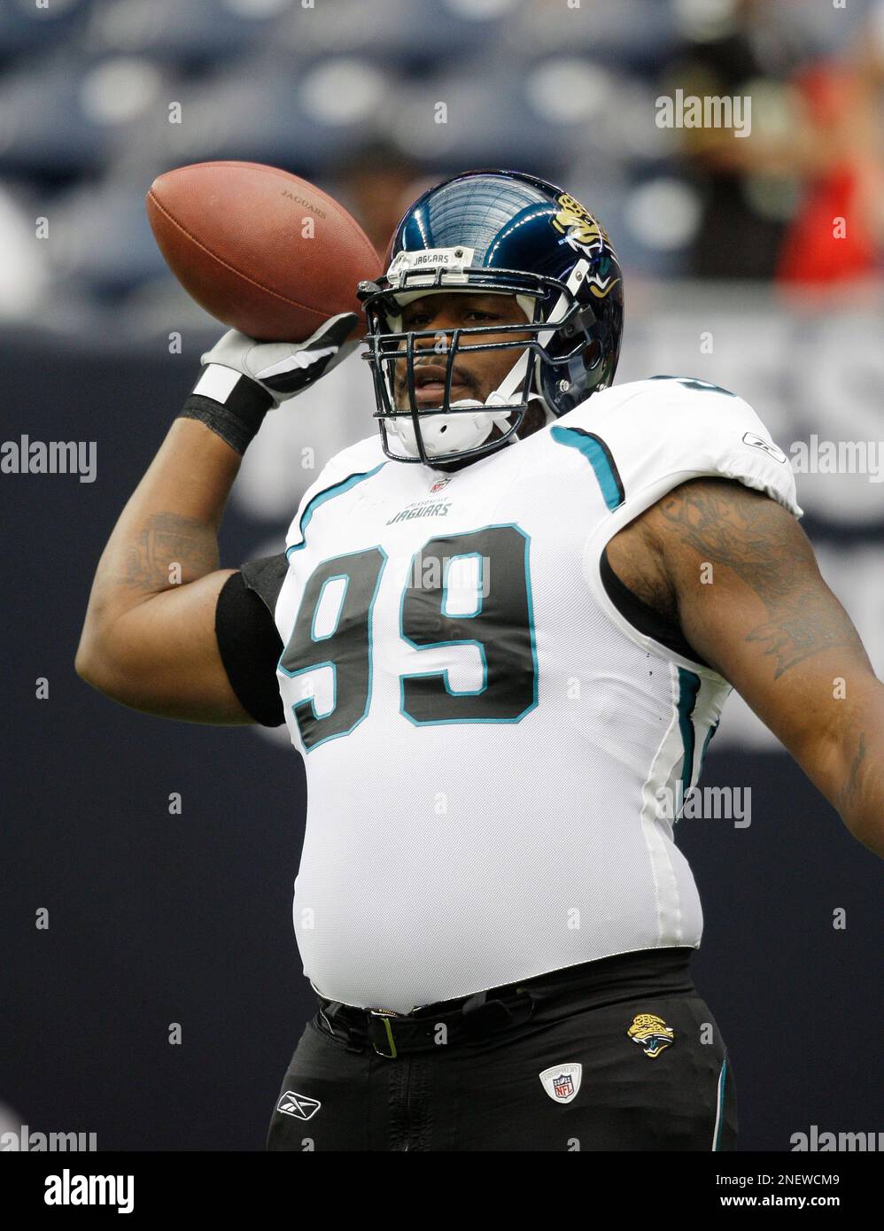 Jacksonville Jaguars defensive tackle Atiyyah Ellison during pregame of ...