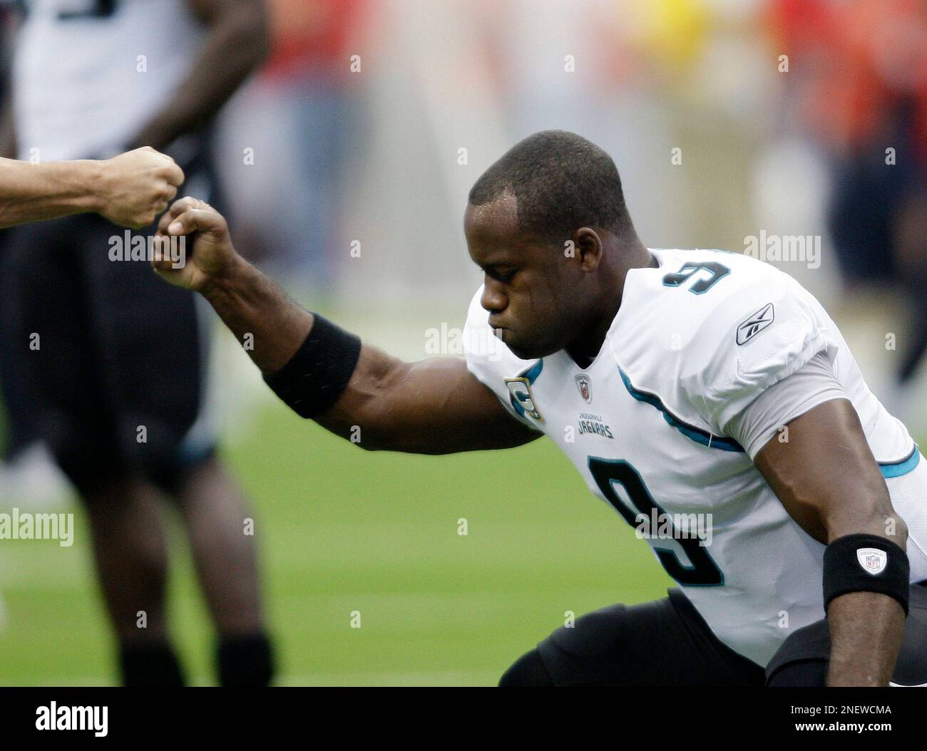 Jacksonville Jaguars quarterback David Garrard during pregame of a NFL ...