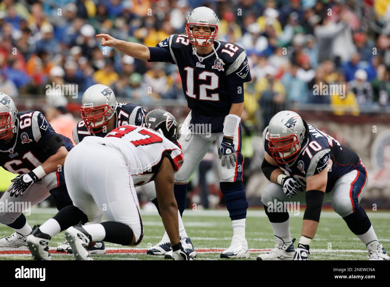 New England Patriots quarterback Tom Brady during the first half of a ...