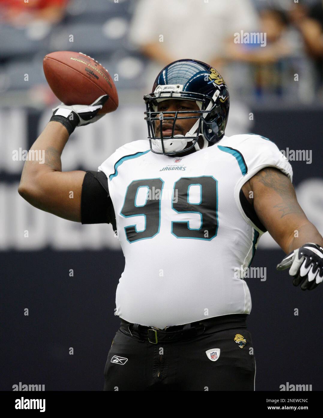 Jacksonville Jaguars defensive tackle Atiyyah Ellison during pregame of ...