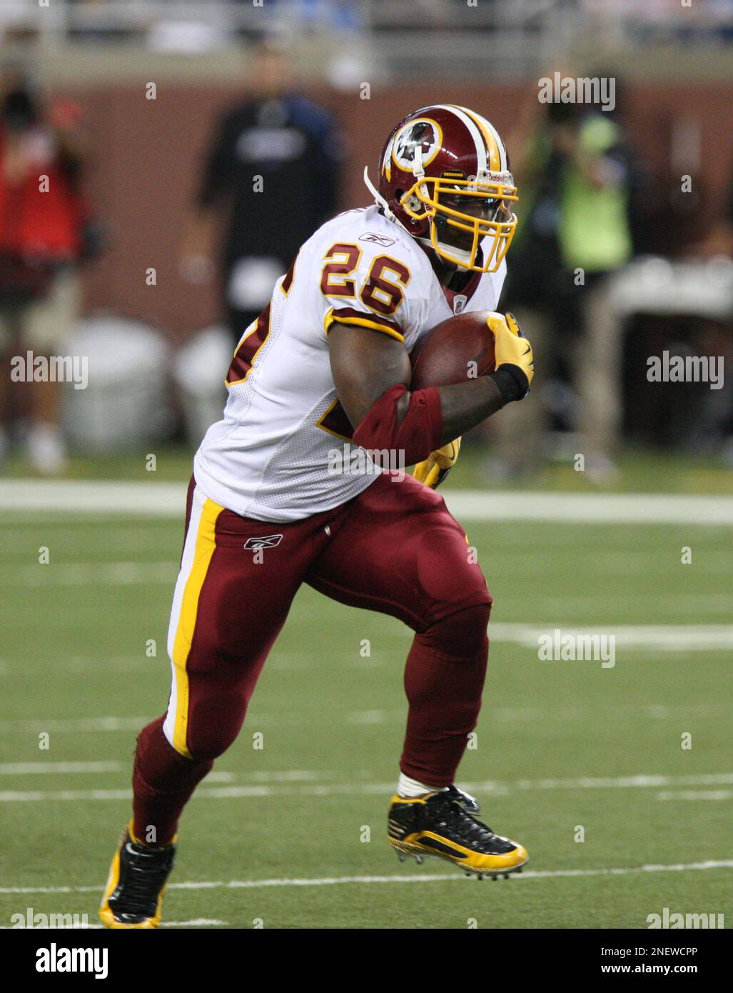 Washington Redskins running back Clinton Portis (26) is seen during an ...