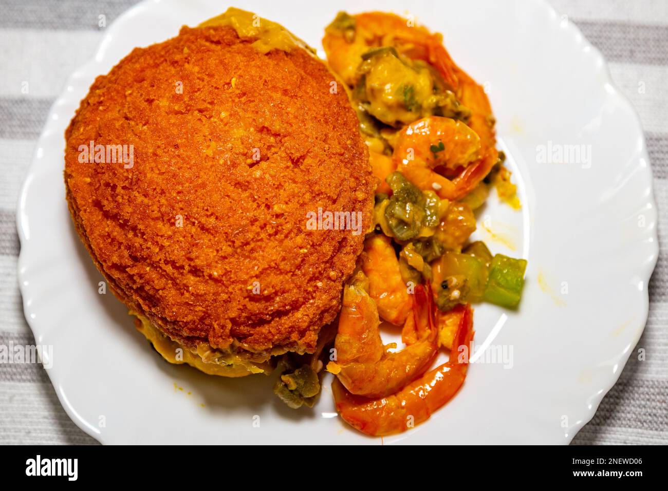 Traditional Brazilian acarajé, traditional food of African origin in ...