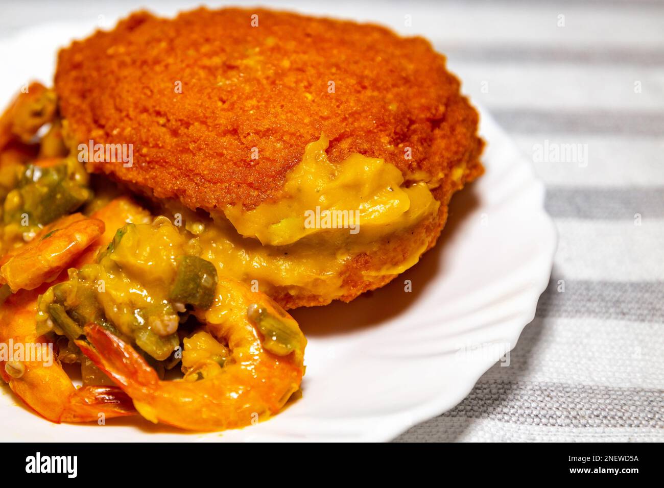 Traditional Brazilian acarajé, traditional food of African origin in ...