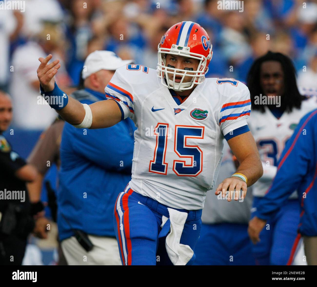 Florida quarterback Tim Tebow during the first half of their NCAA ...