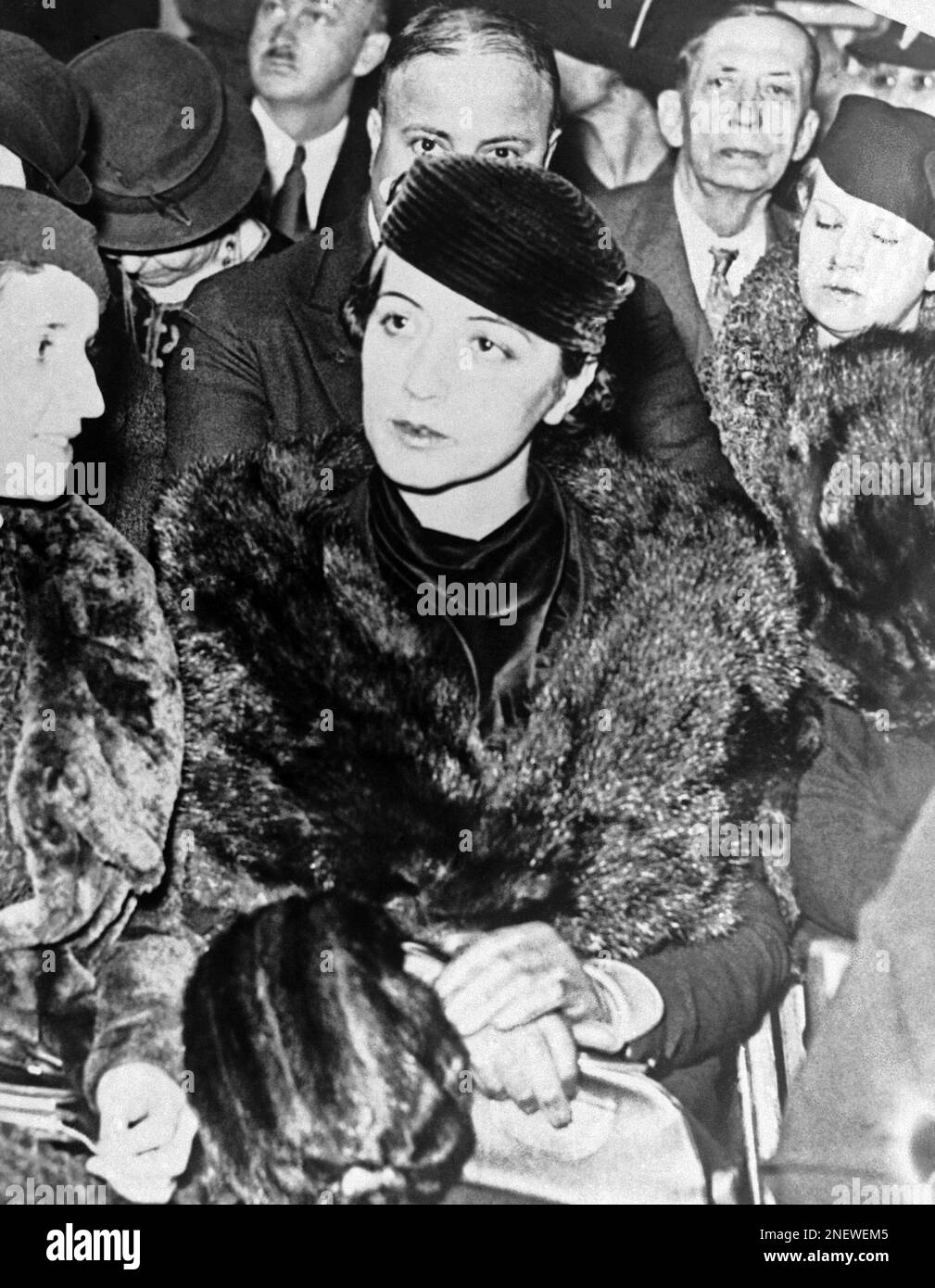 Betty Gow, nanny and nurse caring for the Lindbergh baby, working for ...