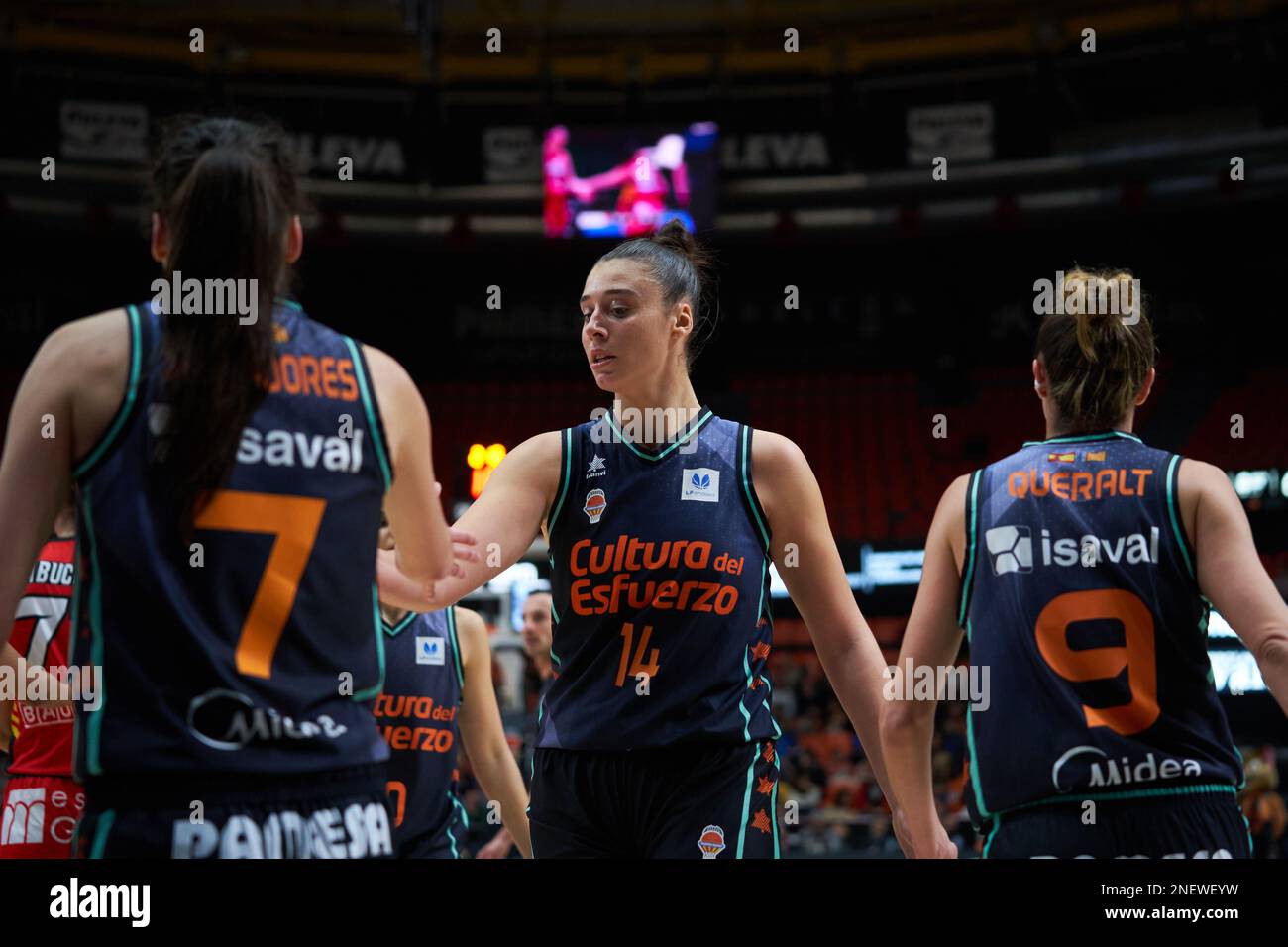 Raquel Carrera of Valencia Basket in action during the J21 Liga ...