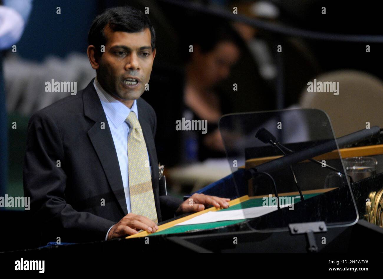 President Mohamed Nasheed of the Maldives addresses the 64th session of ...