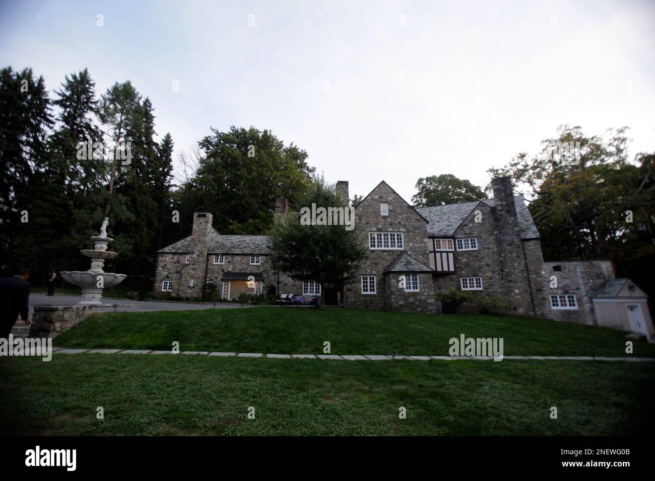 The main house on the property where Libyan leader Moammar Gaddafi's ...