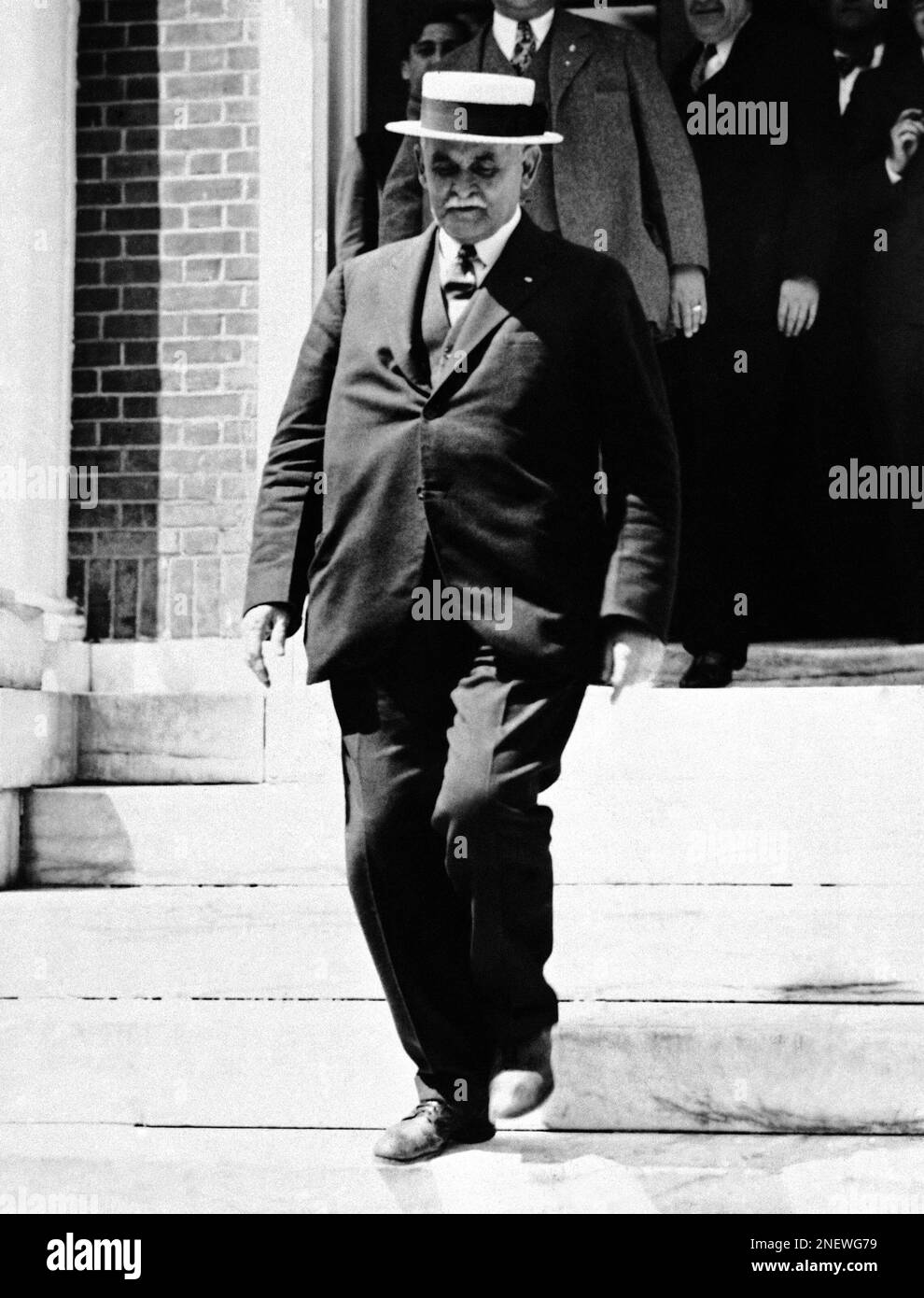Dr. John F. Condon, the “JAFSIE” of the Lindbergh case, photographed as ...