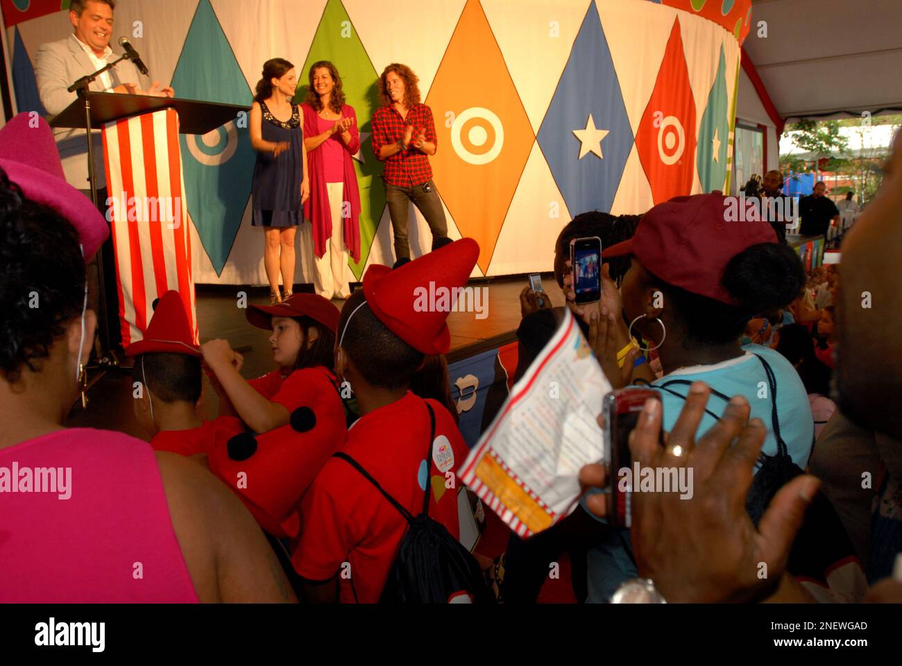 In this image shot by AP Images for Target, from left, Target ...