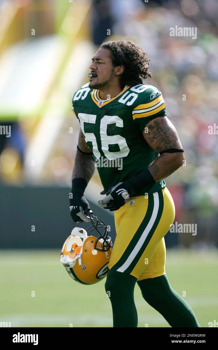 Green Bay Packers linebacker Nick Barnett (56) during an NFL football ...