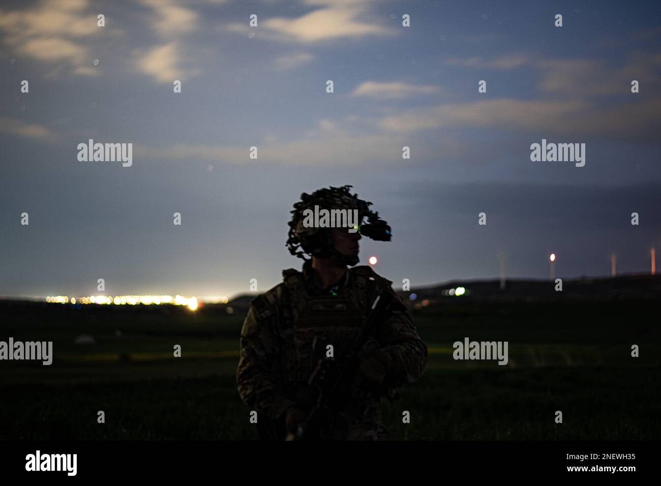 A U.S. Army paratrooper assigned to 2nd Battalion, 503rd Airborne ...