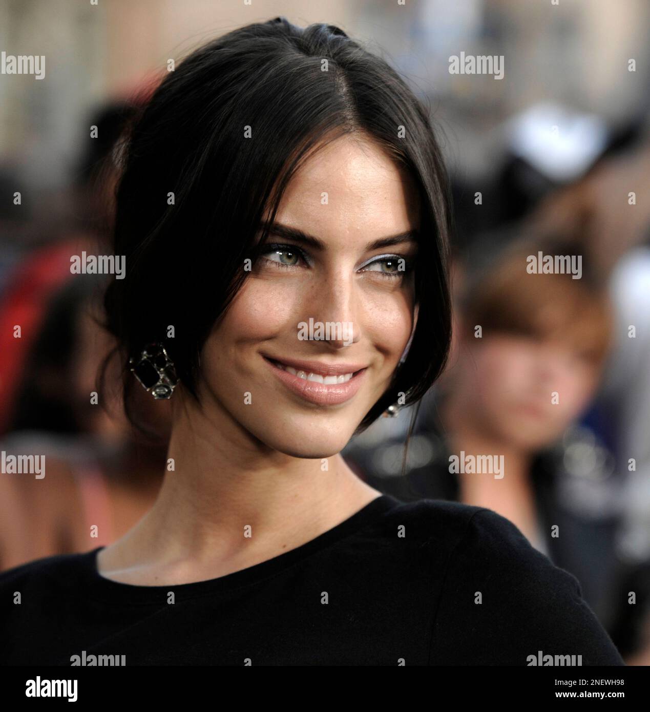 Actress Jessica Lowndes arrives at the premiere of the film "Fame" in ...