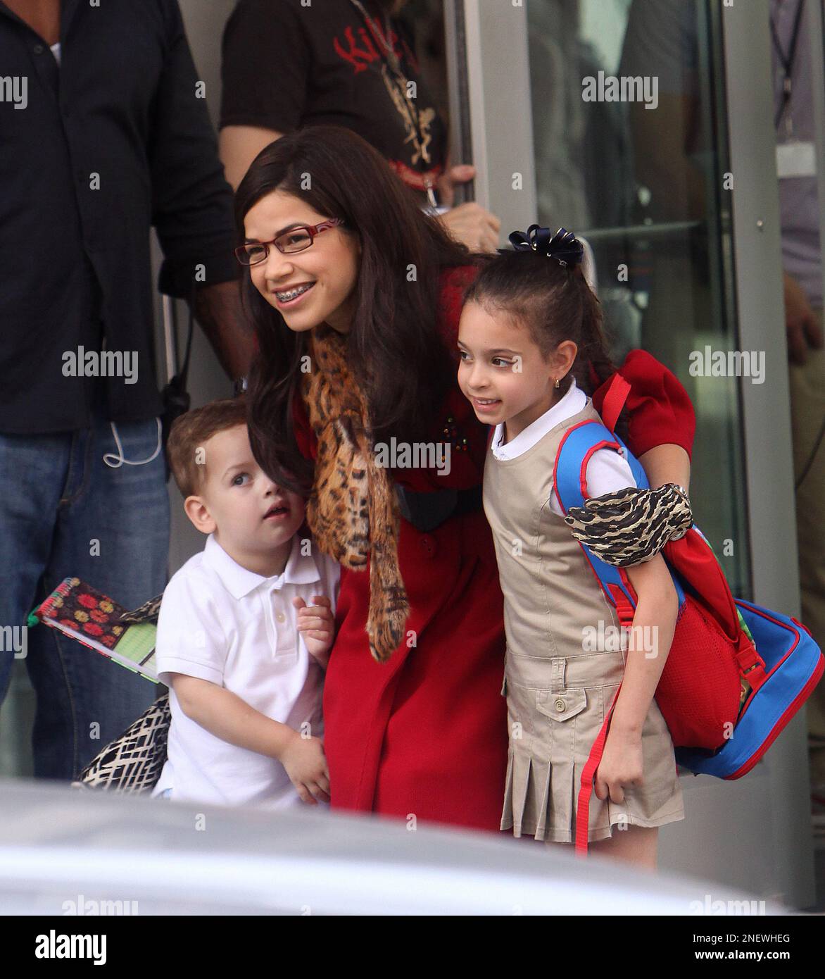 America Ferrera on the set of Ugly Betty in Soho New York on September ...