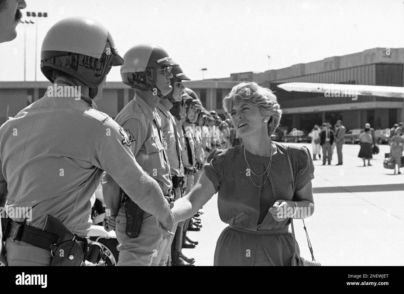 Authority communication standing hands behind back hi-res stock ...
