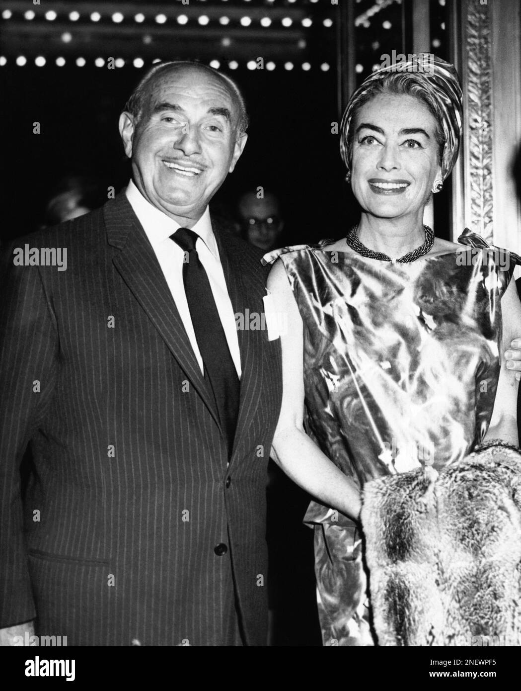 Joan Crawford and Jack Warner . (AP Photo Stock Photo - Alamy