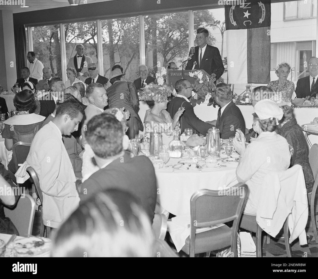 Sen. John F. Kennedy had a smile as he was introduced at a North ...
