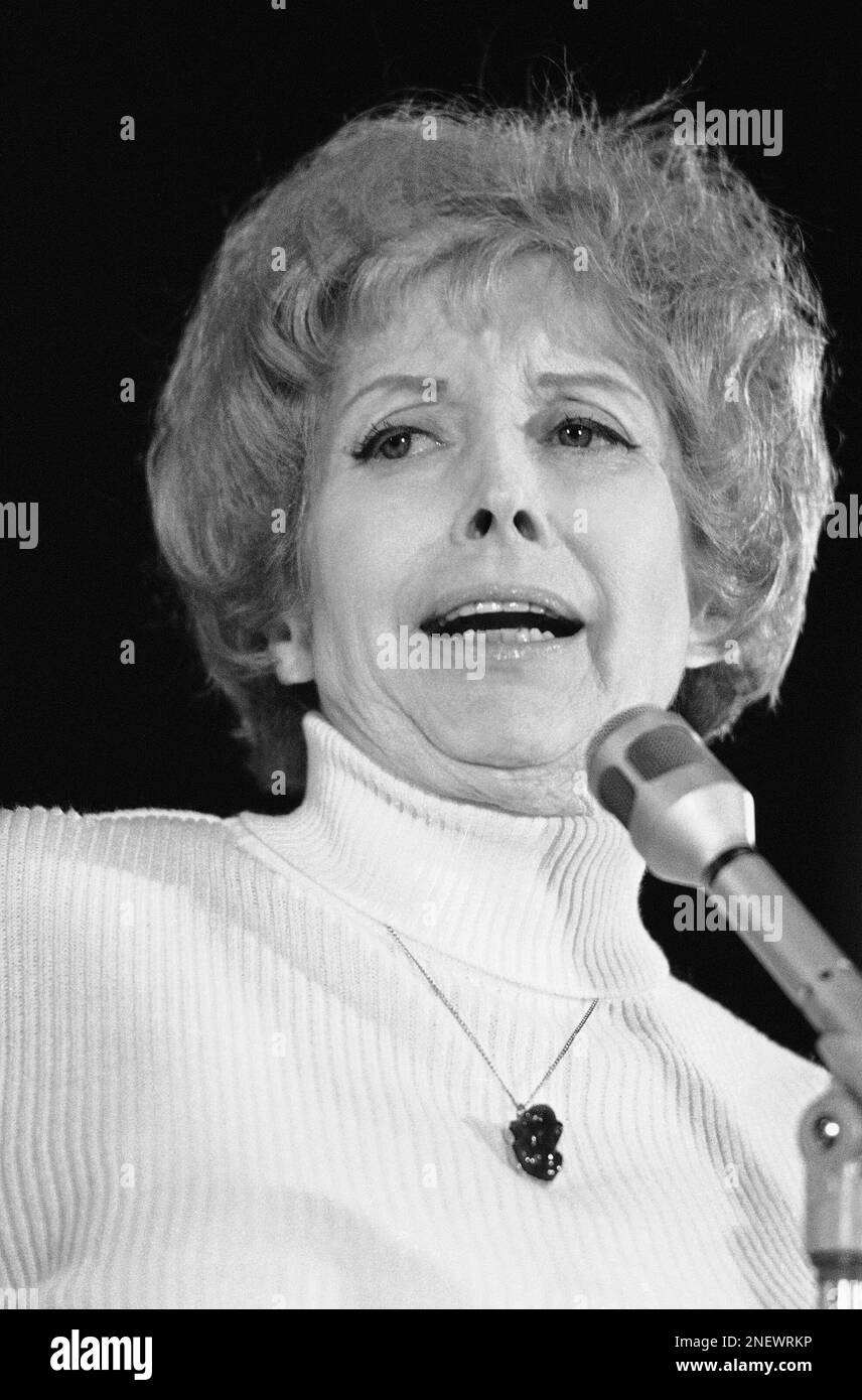 Helen Forrest in rehearsal for the Big Band Bash at the Statler Hilton ...