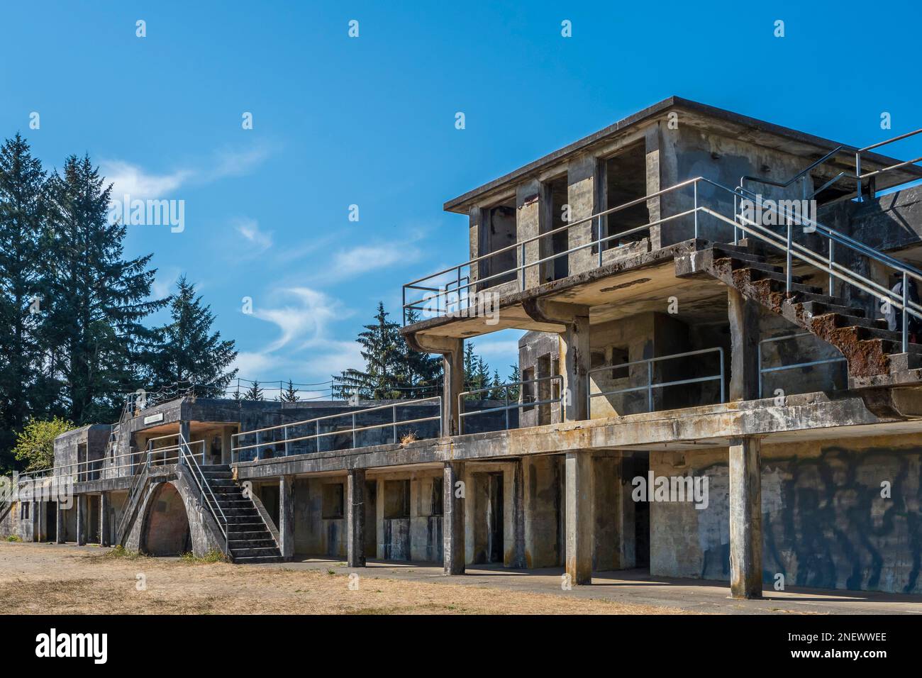 Battery Russell, Fort Stevens State Park, Oregon Stock Photo - Alamy