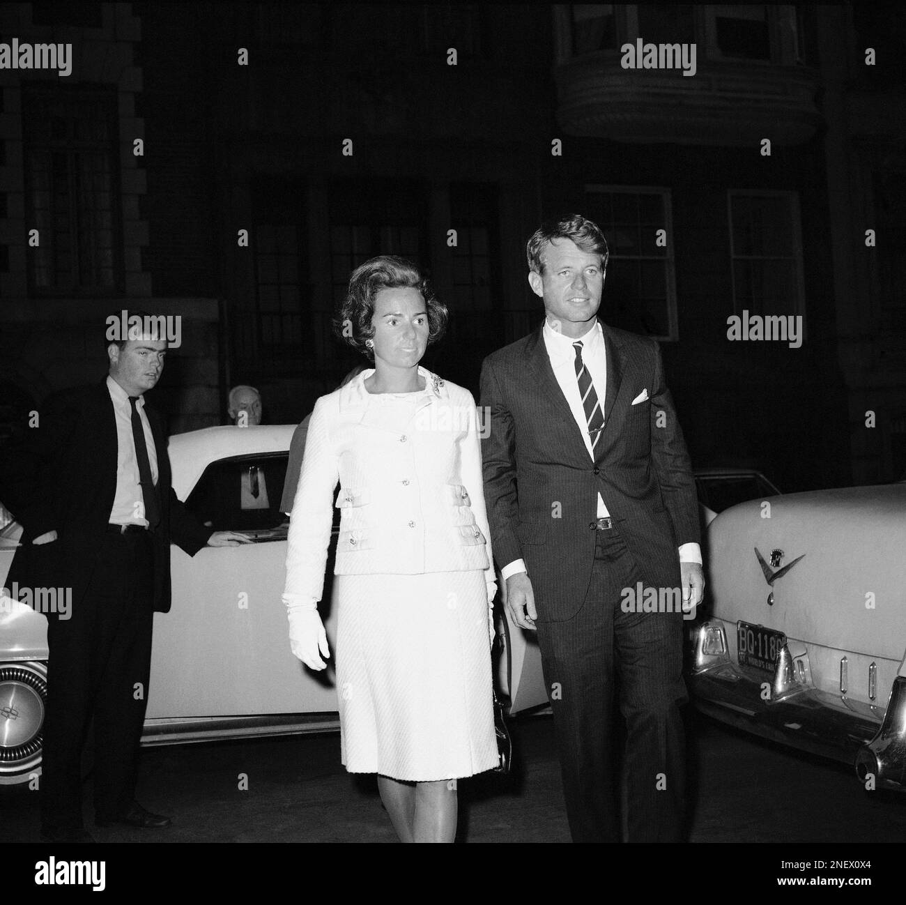U.S. Attorney General Robert F. Kennedy and his wife Ethel are seen ...