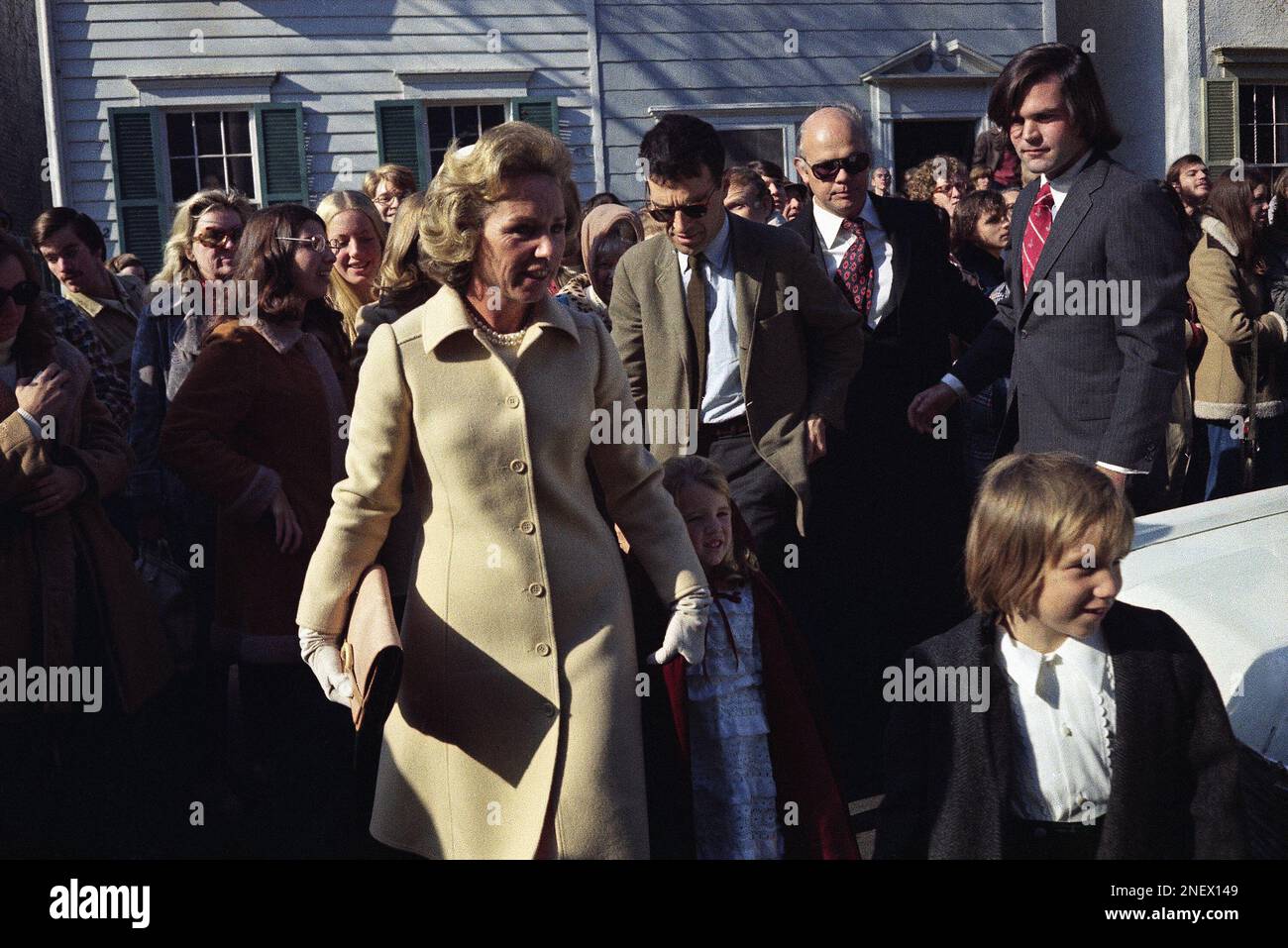 Ethel Kennedy, widow of Sen. Robert F. Kennedy, is shown following the ...