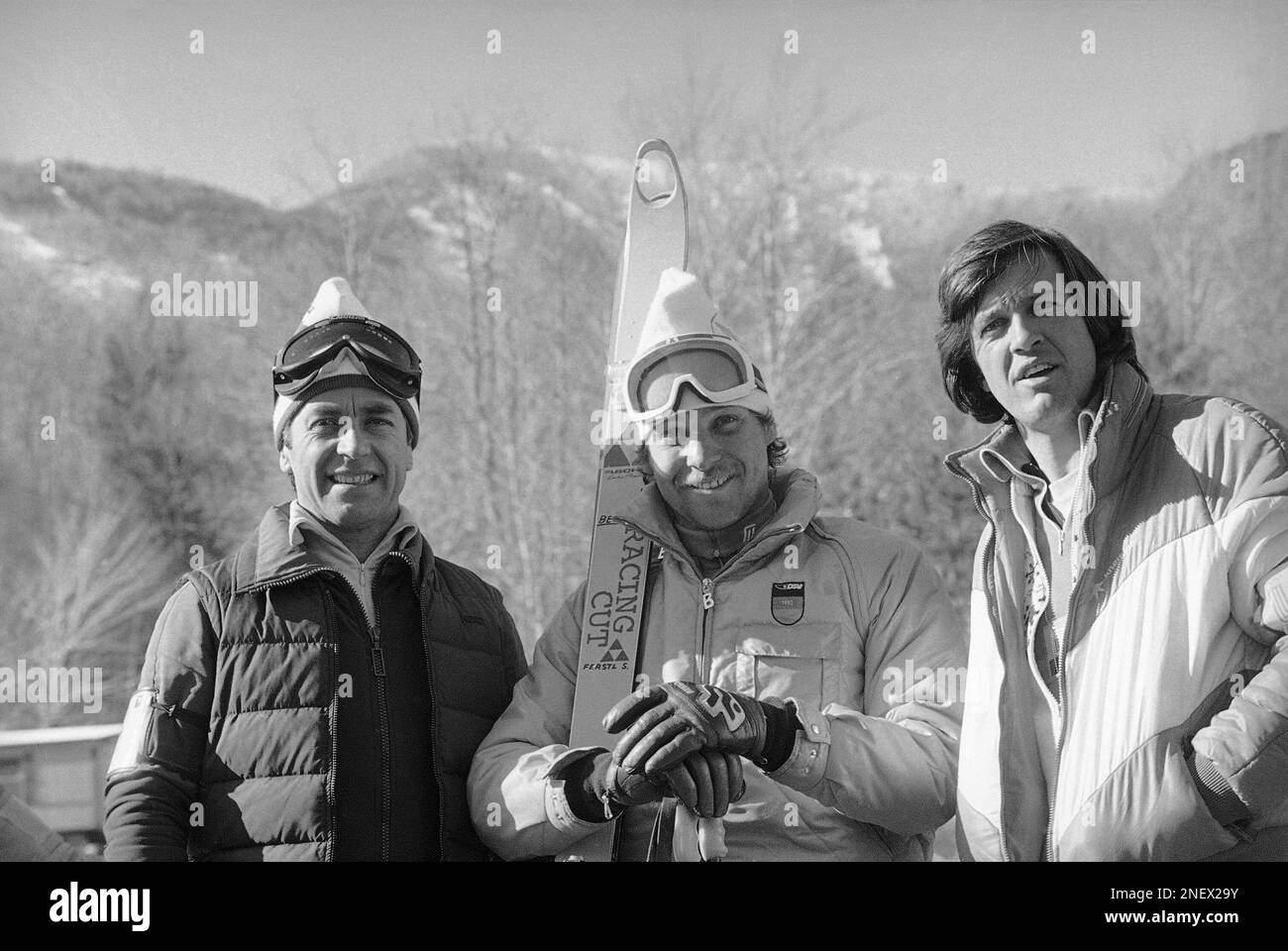 Karl Schranz (Austria), Sepp Ferstl, the West German alpine medal hope ...