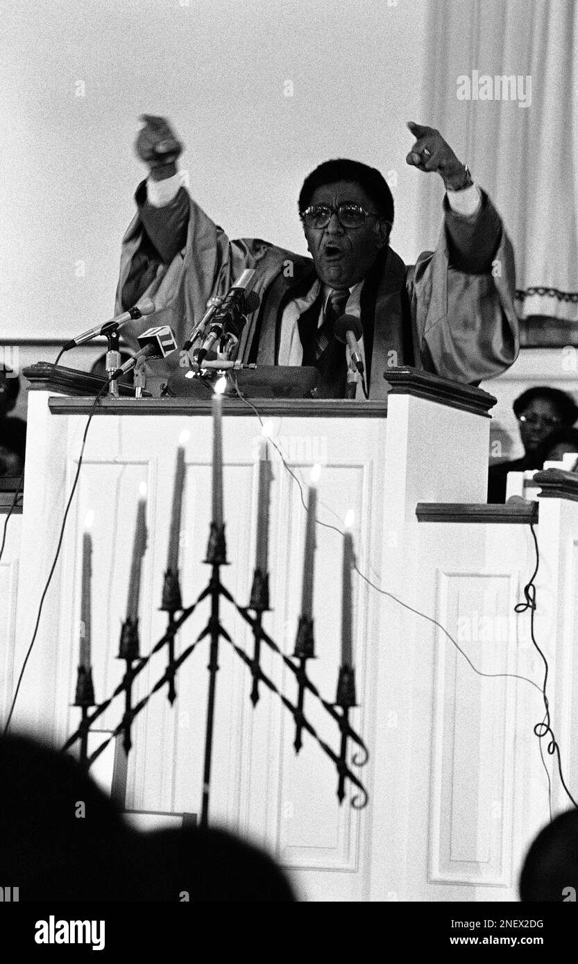 The Rev. Joseph Lowery, President of the Southern Christian Leadership ...