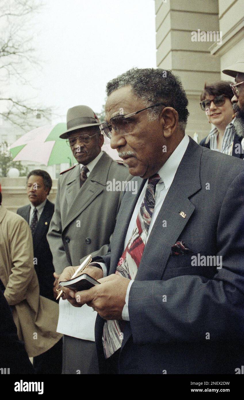 Southern Christian Leadership Conference President Joseph Lowery takes ...