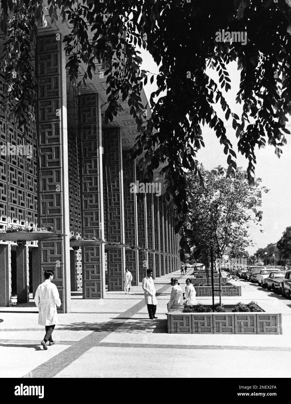 Sandstone grillwork identical to the facade of the existing medical ...