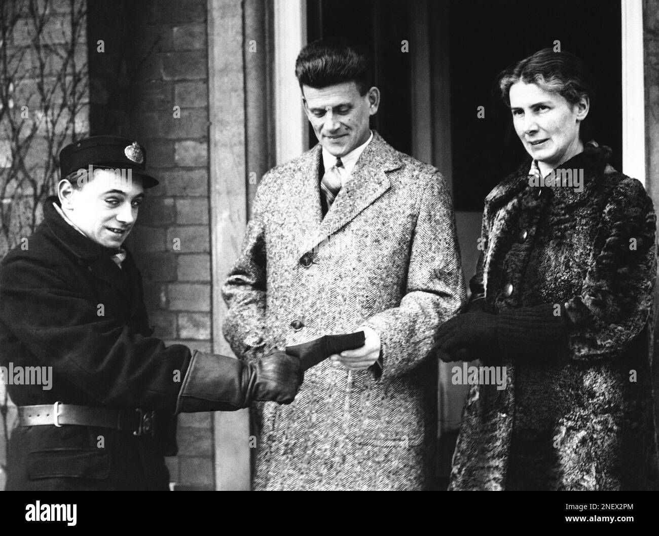 Miss Ishbel MacDonald (right), eldest daughter of the late British ...