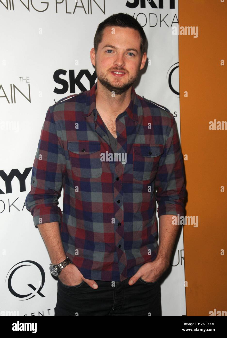 Damien Fahey attends the premiere of "The Burning Plain", in New York ...