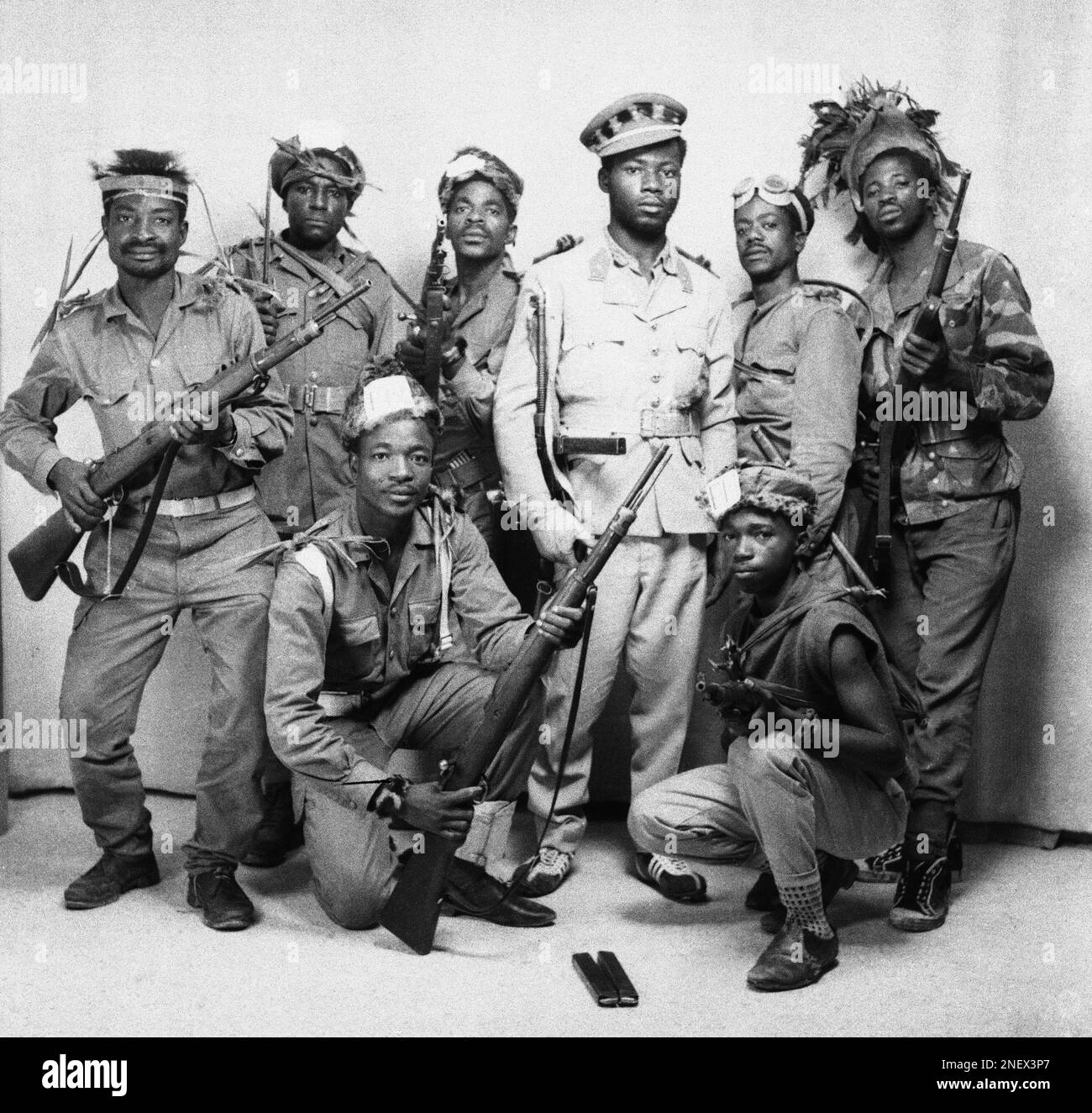 This picture received from Stanley-ville in the Congo on Dec. 13, 1964 ...