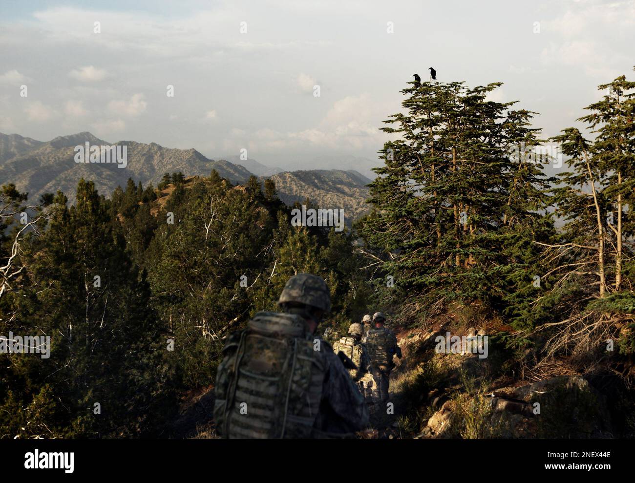 In this photo taken Tuesday, Sept. 15, 2009, soldiers from the U.S ...