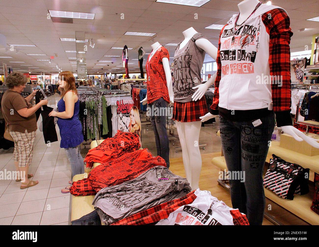 Shoppers move through the aisles at Kohl's department store in ...