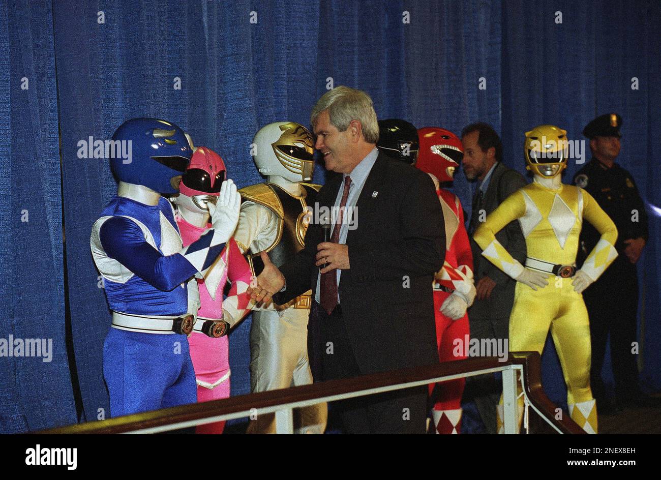 House Speaker Newt Gingrich of Ga. prepares to shake hands with the ...