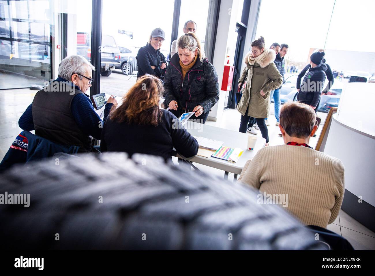 MARCQ Katia, CREPIN Aurélie, Subaru Impreza A8, portrait during the ...