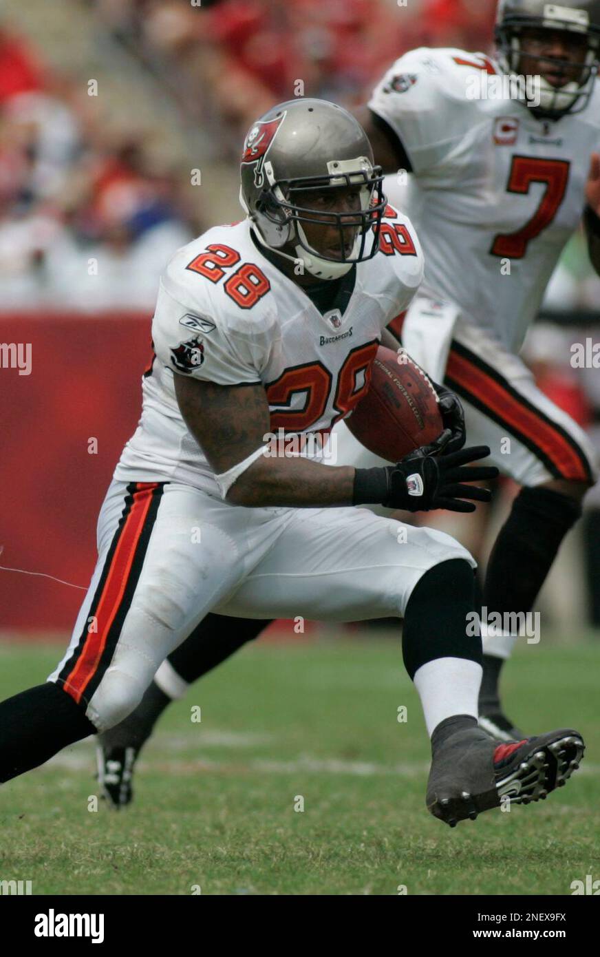 Tampa Bay Buccaneers running back Derrick Ward (28) during an NFL ...